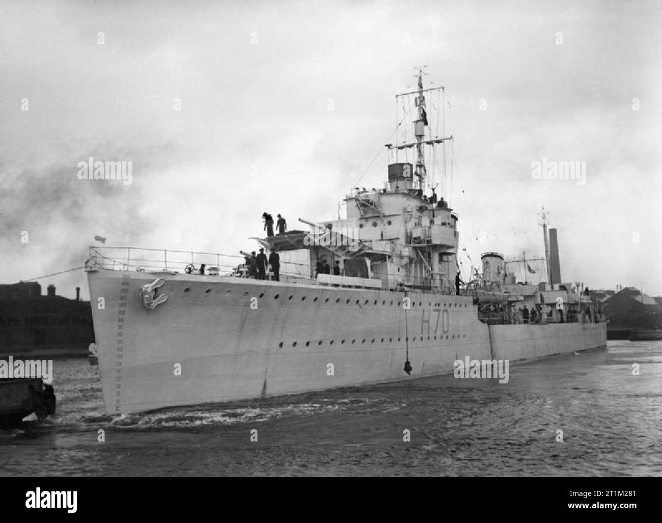 British F class destroyer HMS Fortune Stock Photo - Alamy