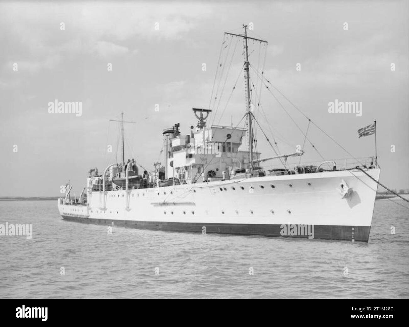 British minesweeper Black and White Stock Photos & Images - Alamy