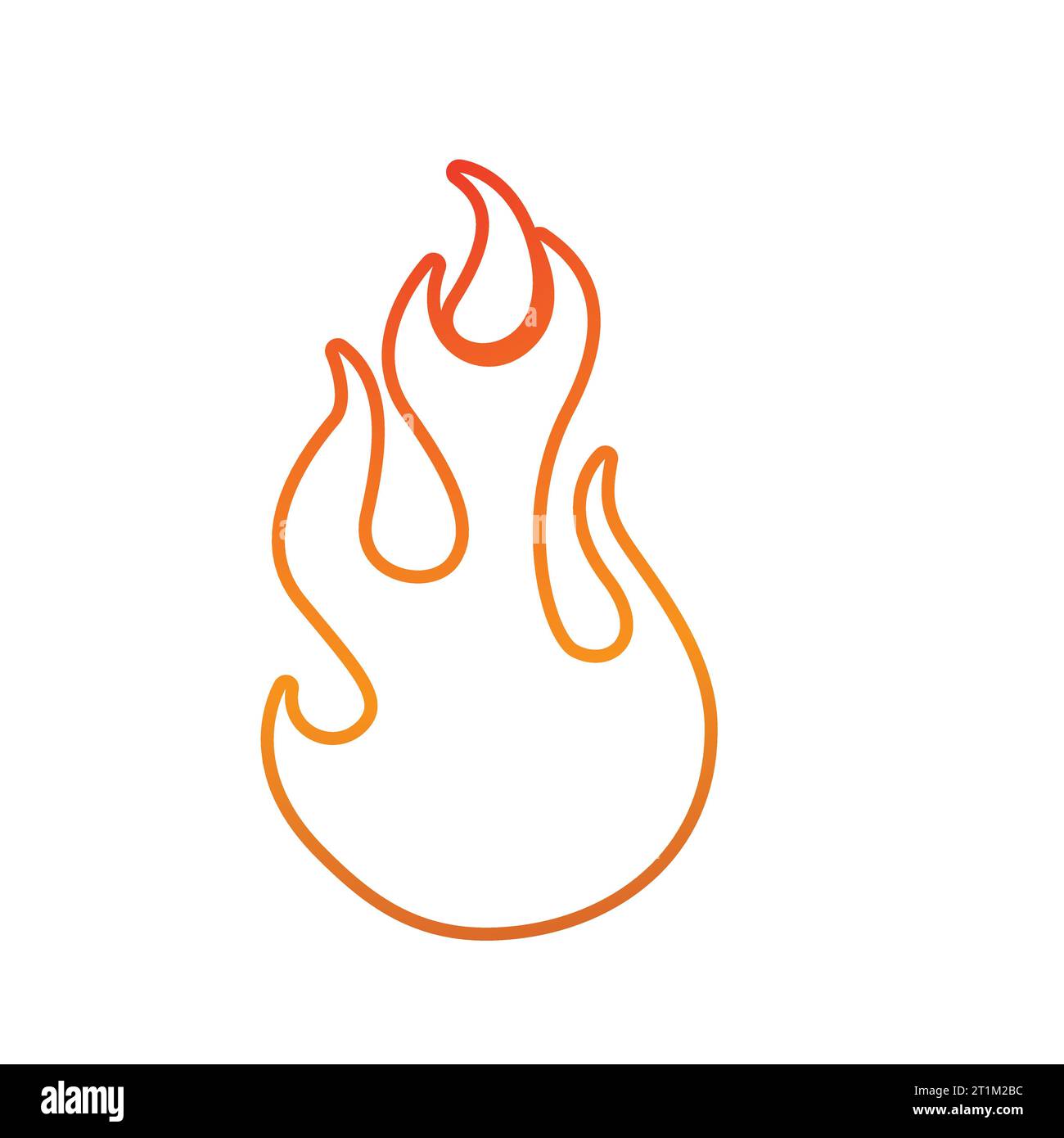 Fire Logo Template Flame Clipart Symbol Icon Vector Stock Vector Image ...
