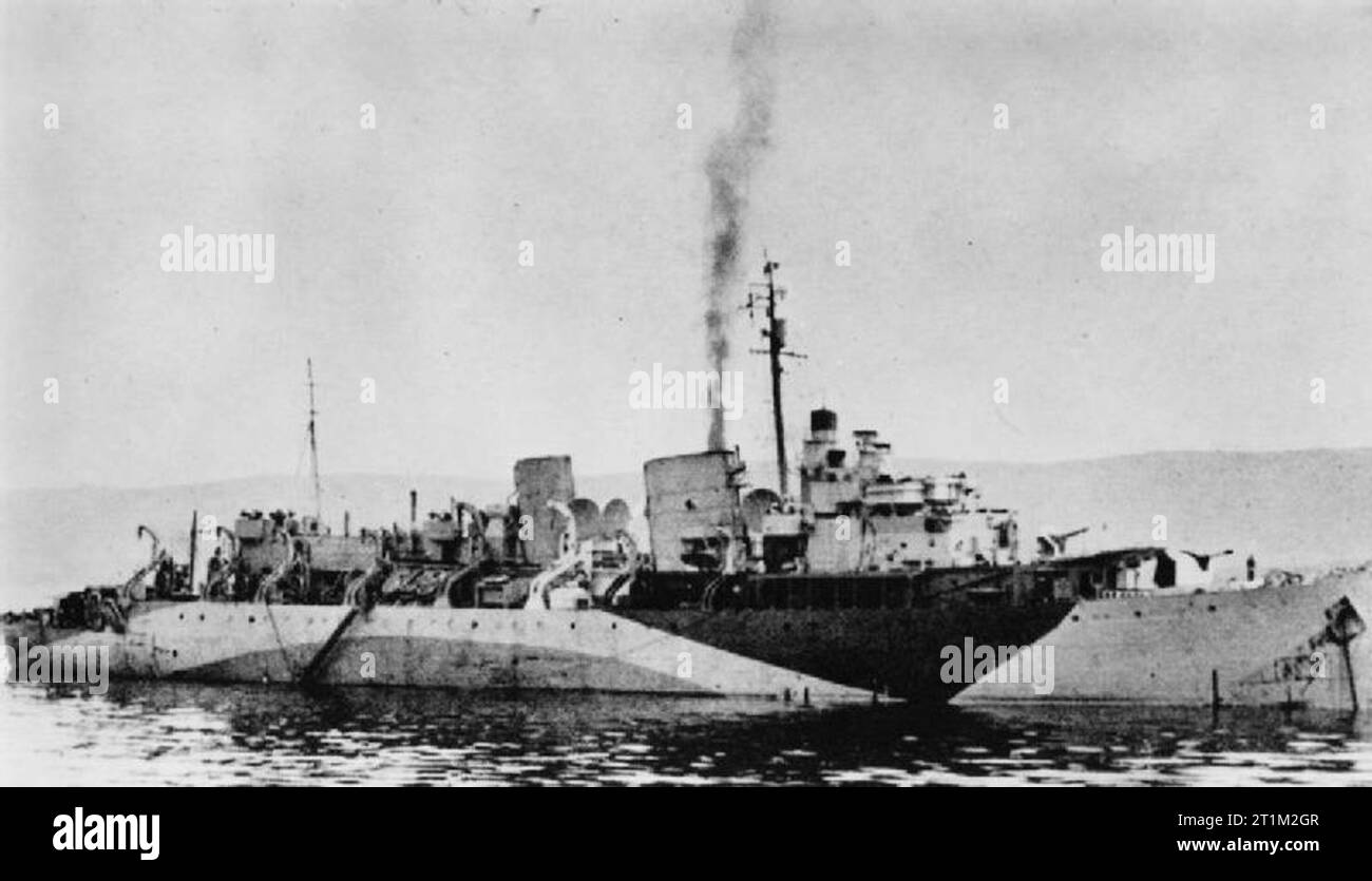 Prince David At anchor Stock Photo - Alamy