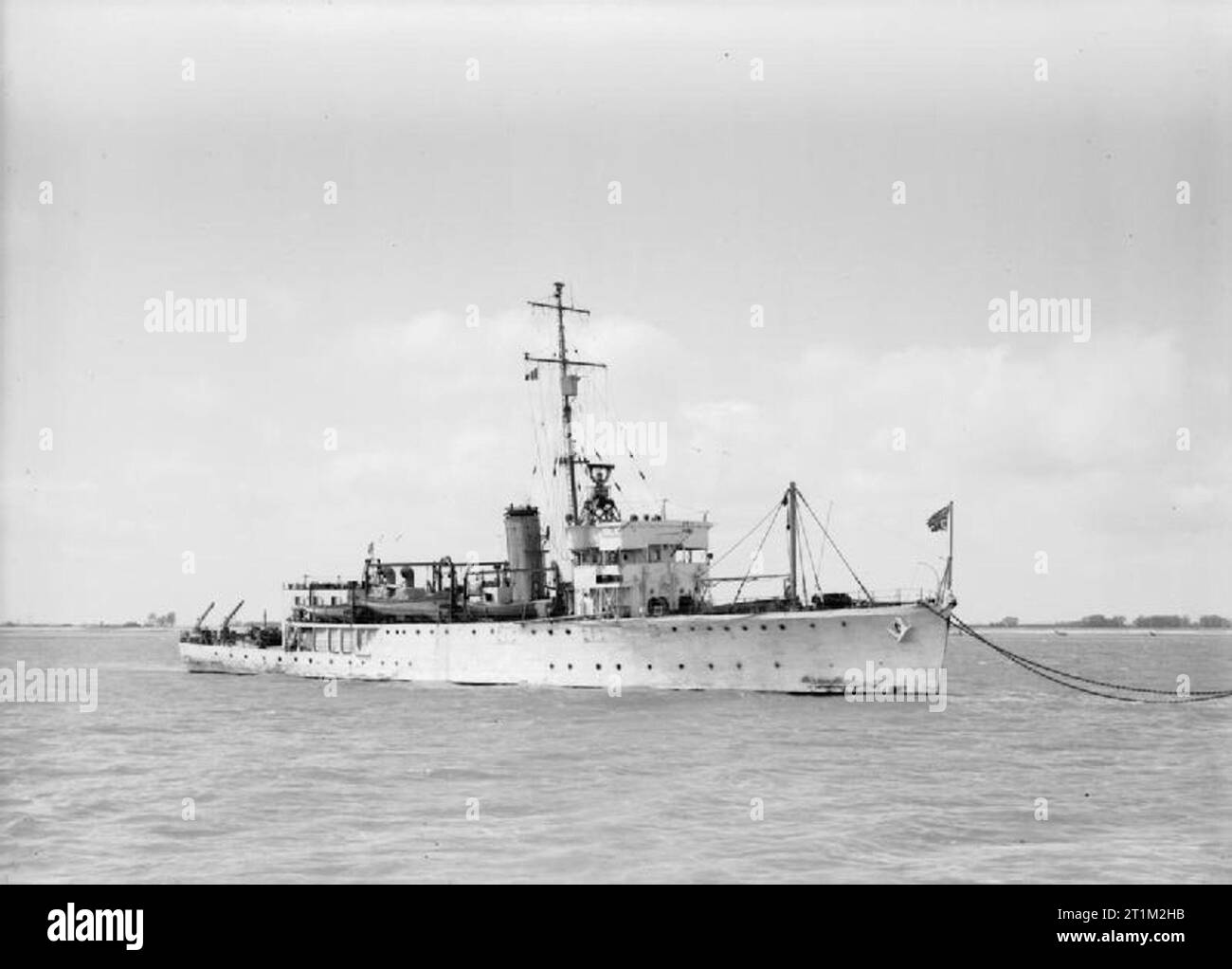 British Halcyon class minesweeper HMS Seagull Stock Photo - Alamy