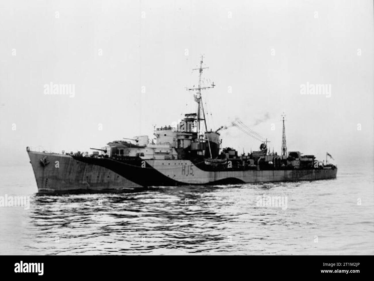 British destroyer HMS Raider Stock Photo - Alamy