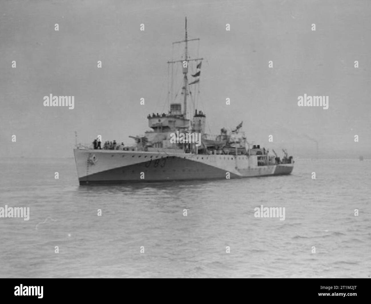 British minesweeper Black and White Stock Photos & Images - Alamy