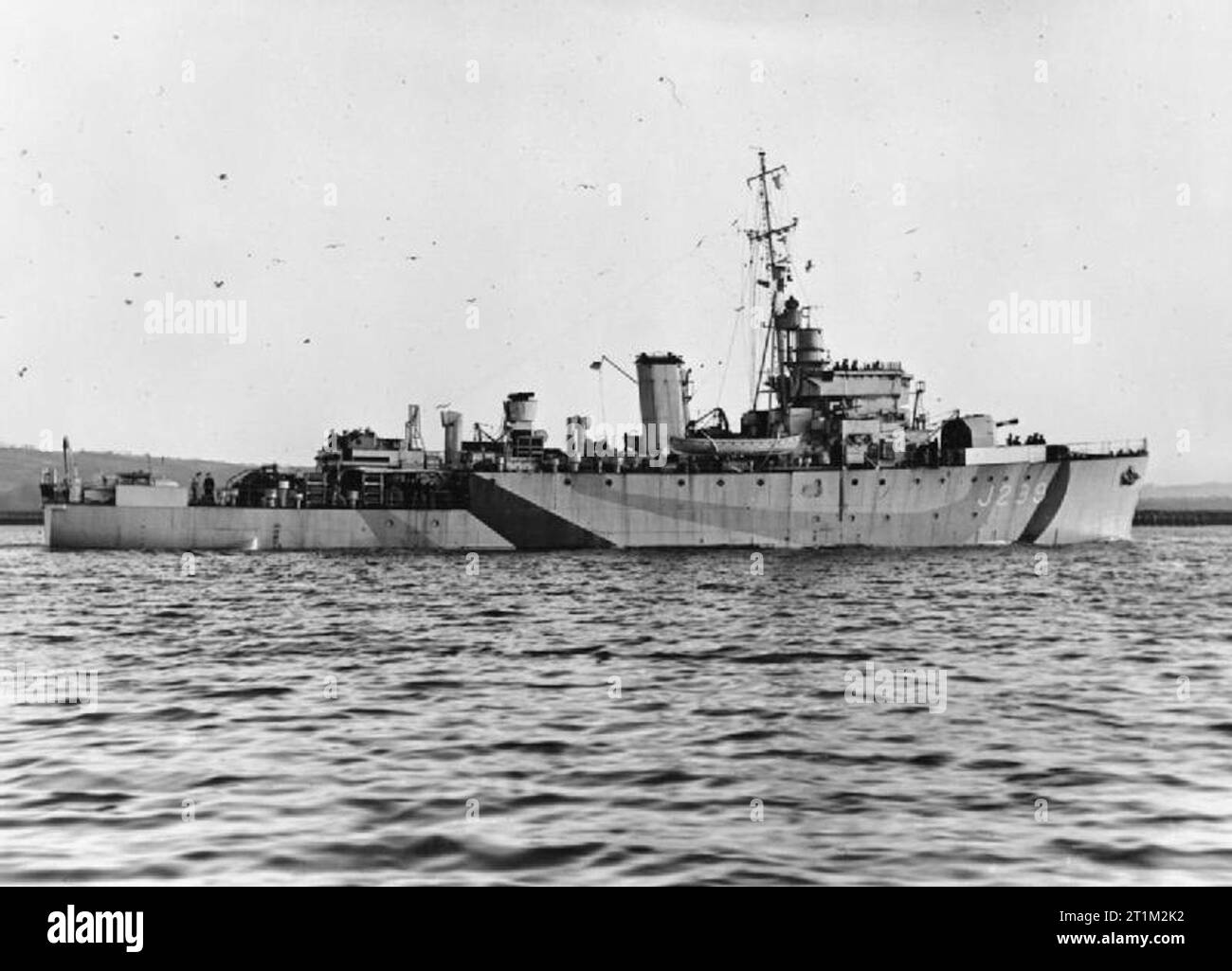 British minesweeper Black and White Stock Photos & Images - Alamy