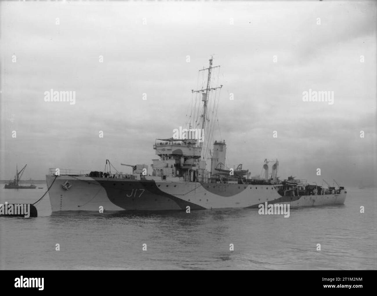 British Halcyon class minesweeper HMS Speedy Stock Photo - Alamy