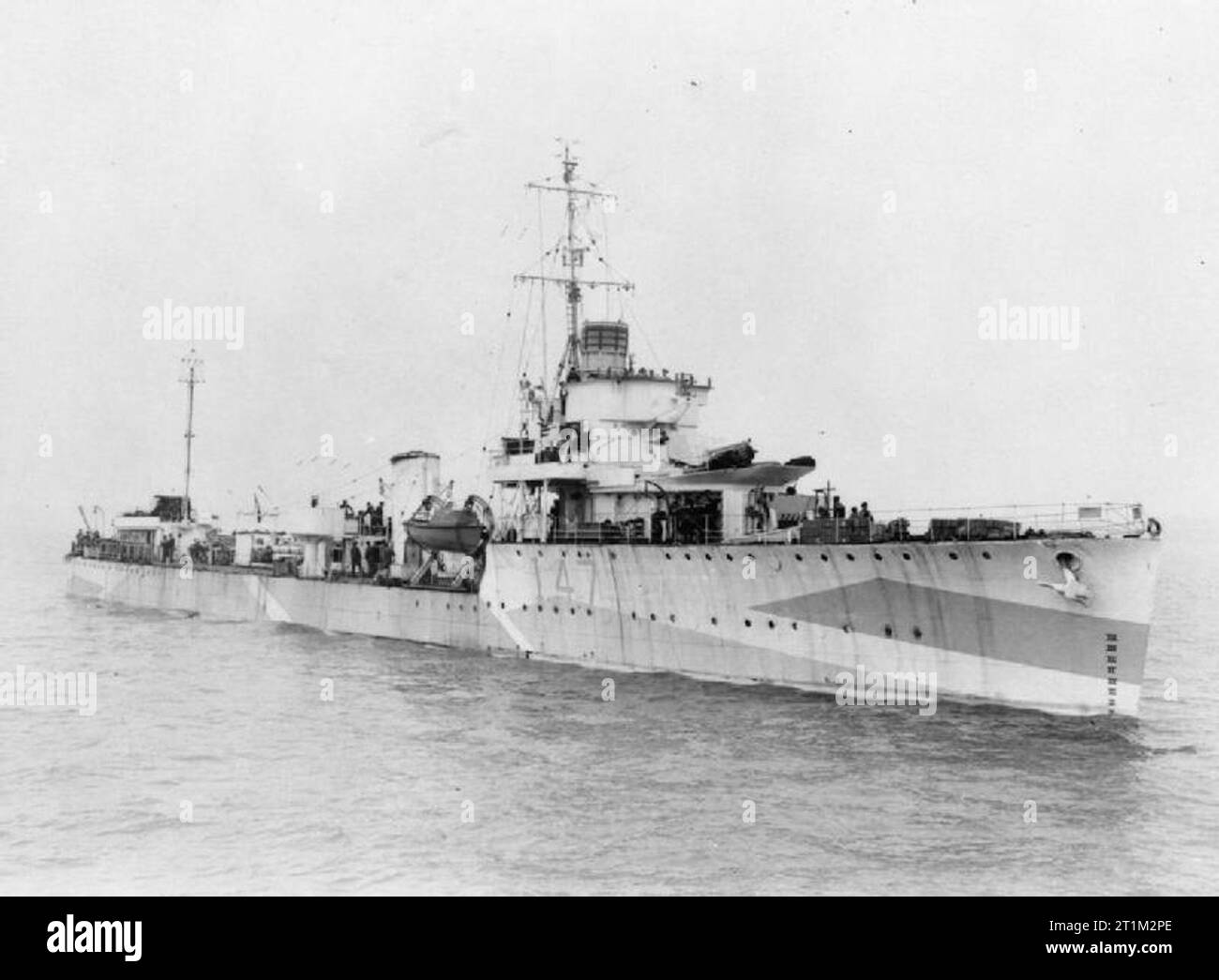 British destroyer HMS Westcott Stock Photo - Alamy