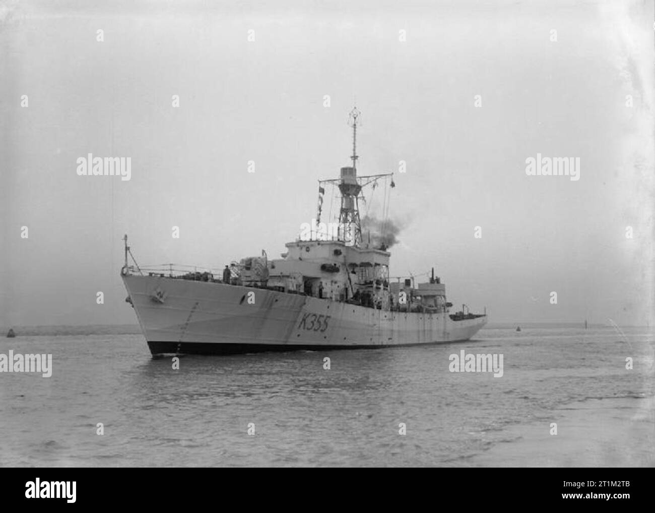 British corvette HMS Hadleigh Castle Stock Photo - Alamy