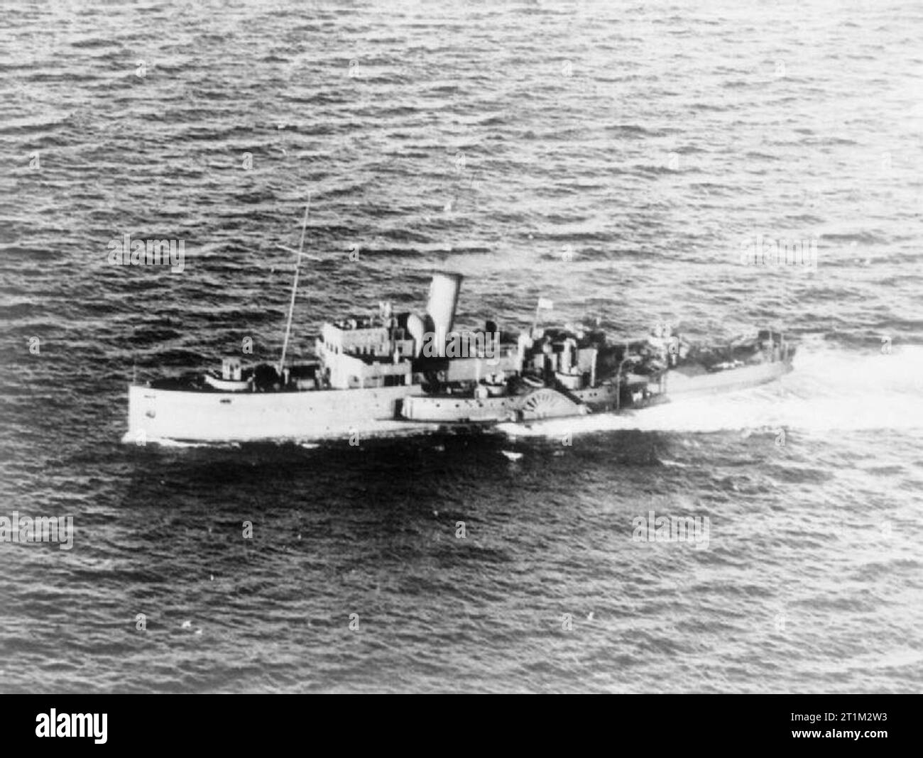 British auxiliary paddle minesweeper HMS Whippingham Stock Photo - Alamy
