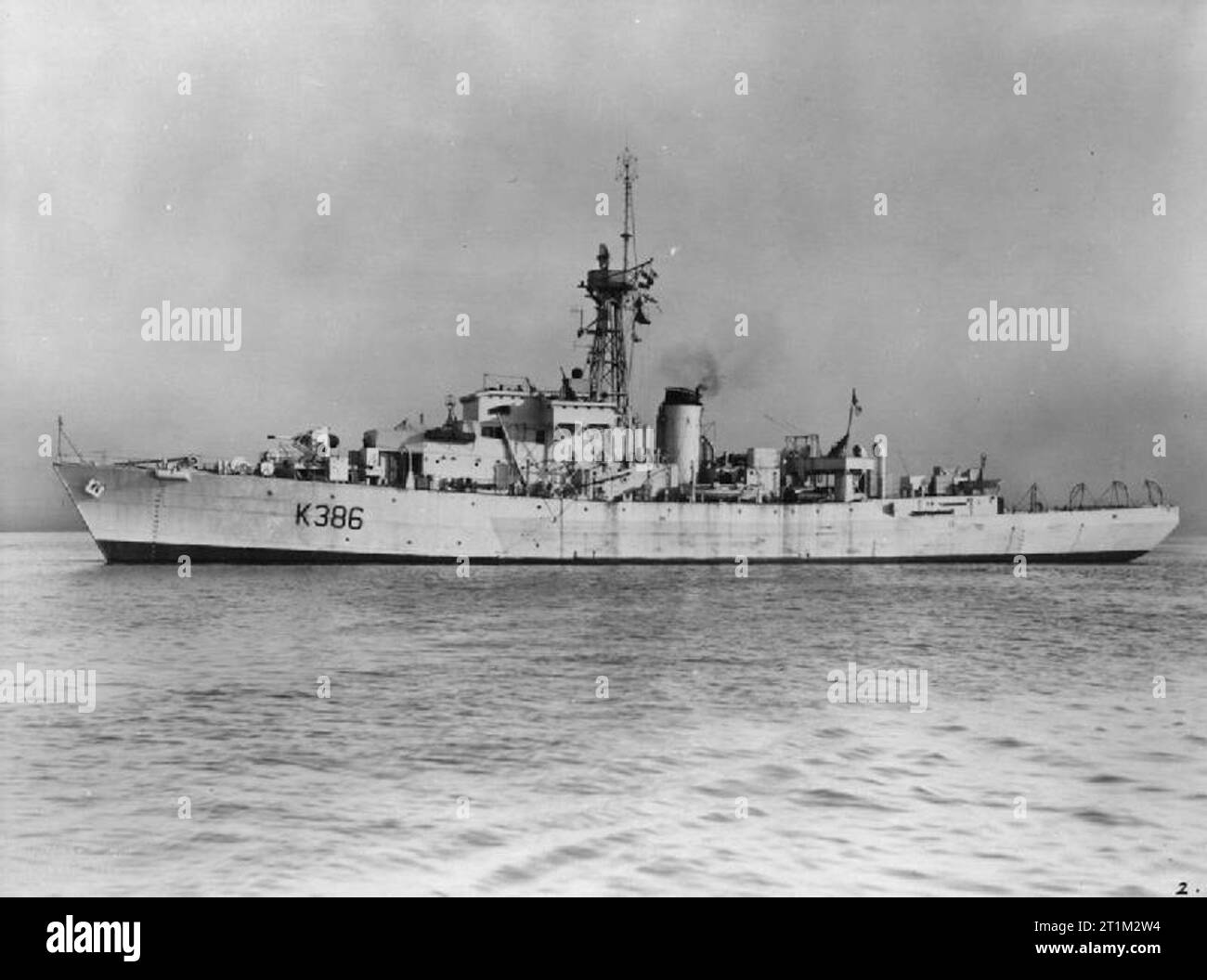 British corvette HMS Amberley Castle Stock Photo - Alamy