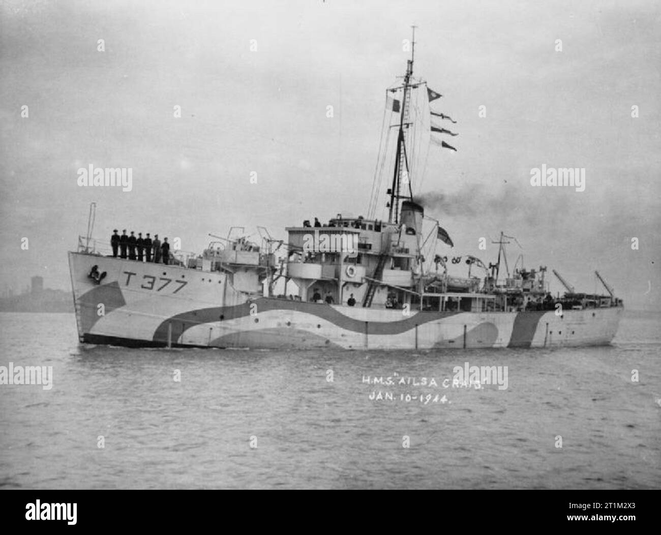 British Isles class naval trawler HMT Ailsa Craig Stock Photo - Alamy