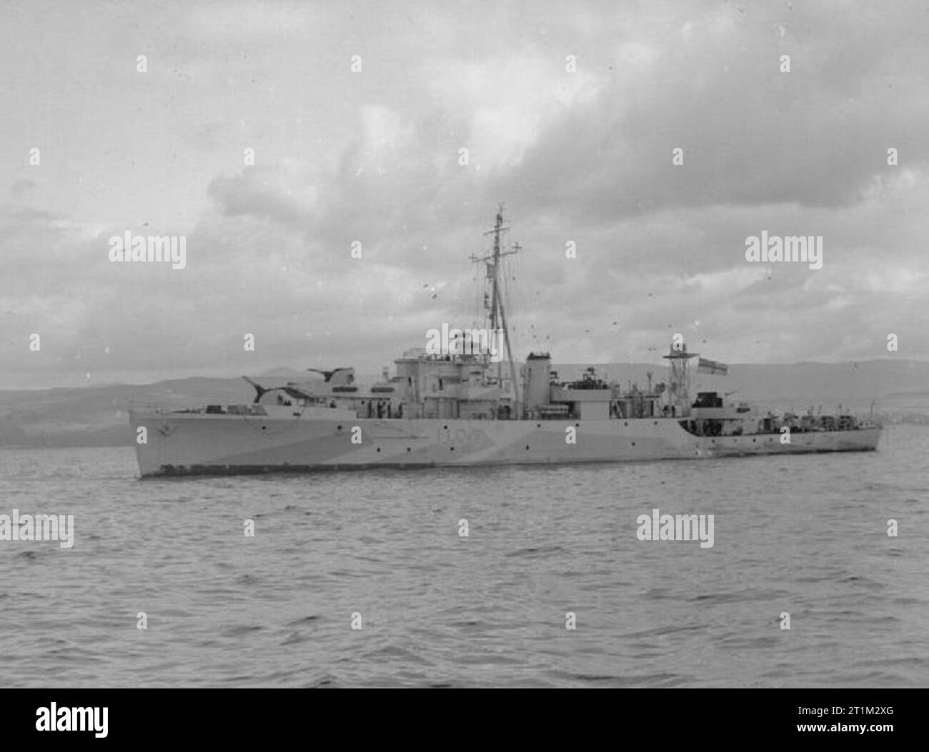 British Black Swan class sloop HMS Woodcock Stock Photo - Alamy