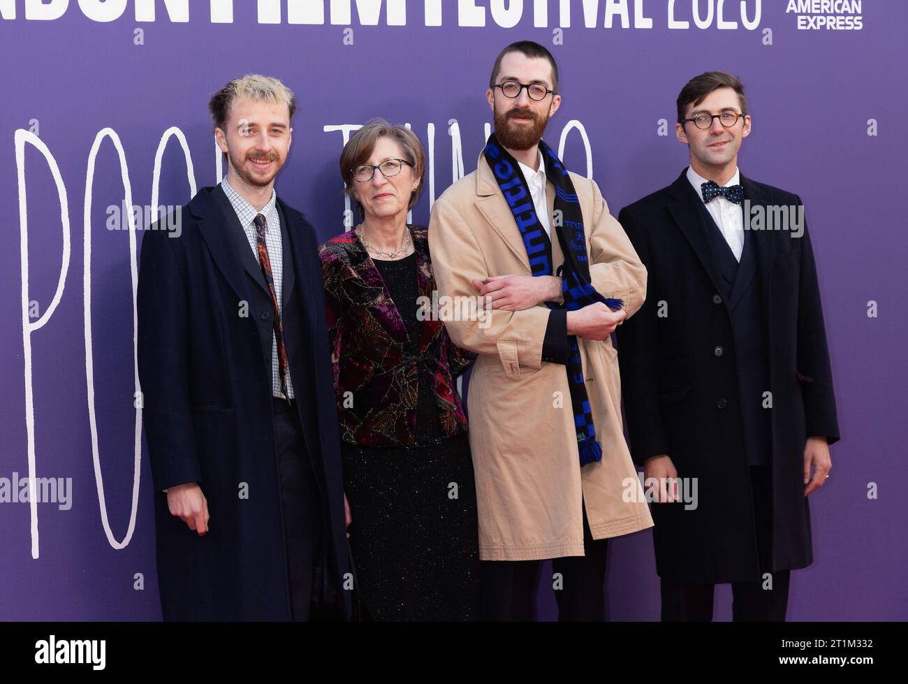 London, UK. October 14th, 2023. Ferskin Fendrix (2nd R) and guests ...