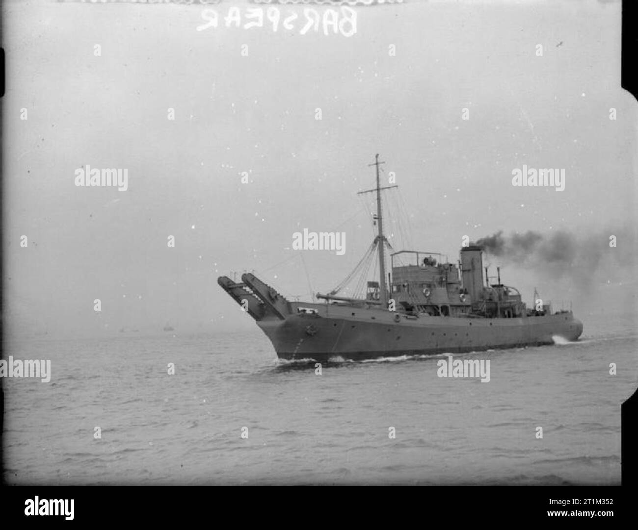 HMS Barspear Underway Stock Photo - Alamy