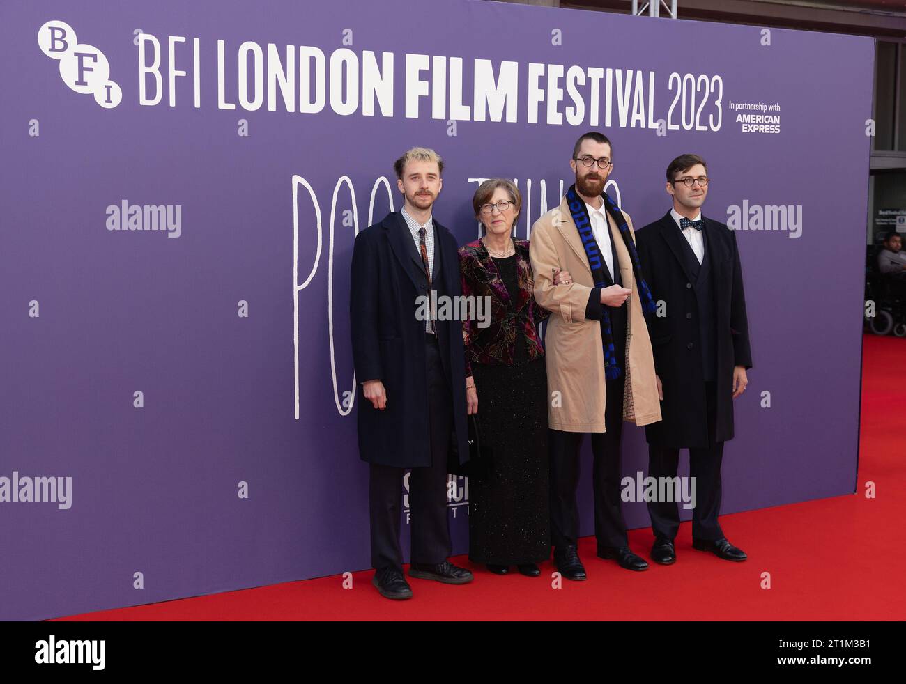London, UK. October 14th, 2023. Ferskin Fendrix (2nd R) and guests ...