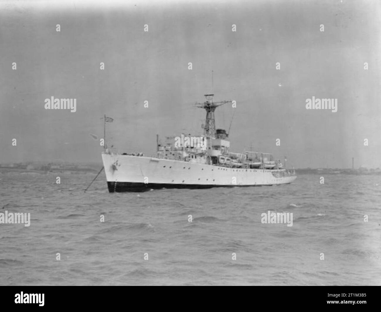 British minesweeping survey vessel HMS Cook (K638) at anchor in Plymouth Sound Stock Photo - Alamy