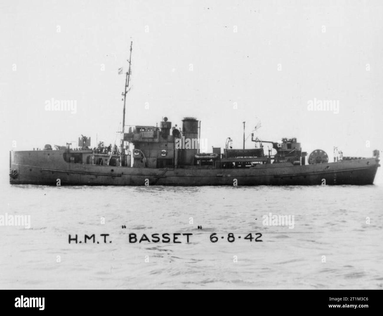British naval trawler HMT Basset Stock Photo - Alamy