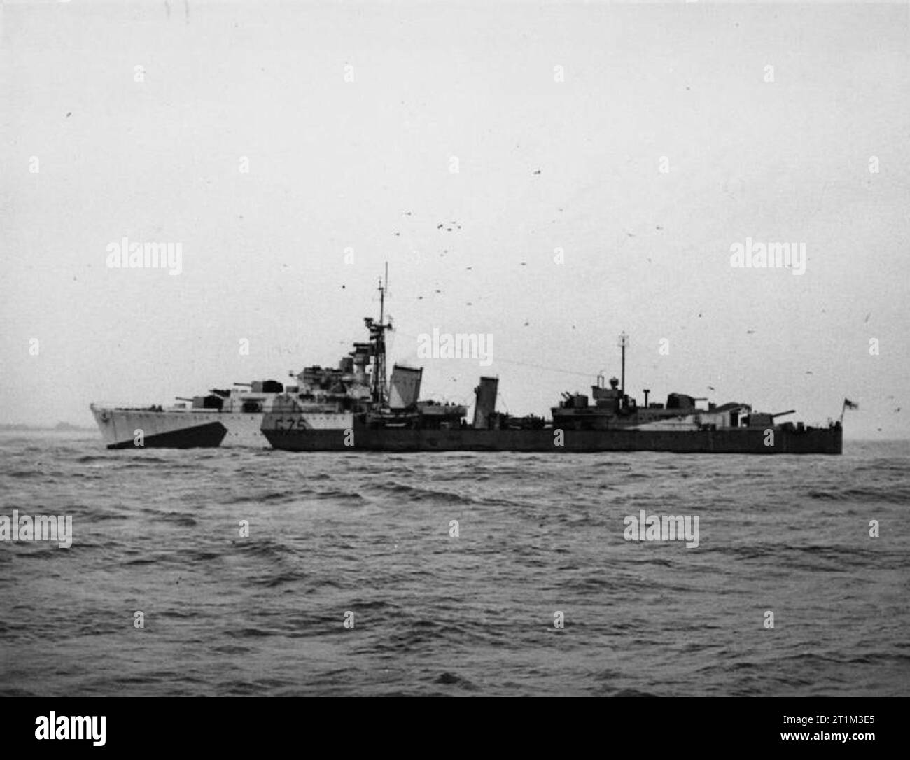 HMS Eskimo At sea Stock Photo - Alamy