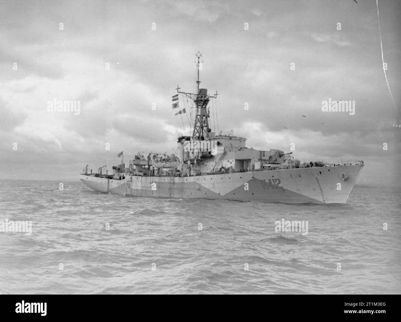 British corvette HMS Bamborough Castle Stock Photo - Alamy
