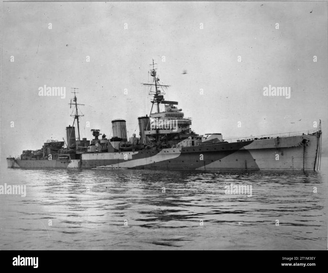 British cruiser HMS Enterprise Stock Photo - Alamy
