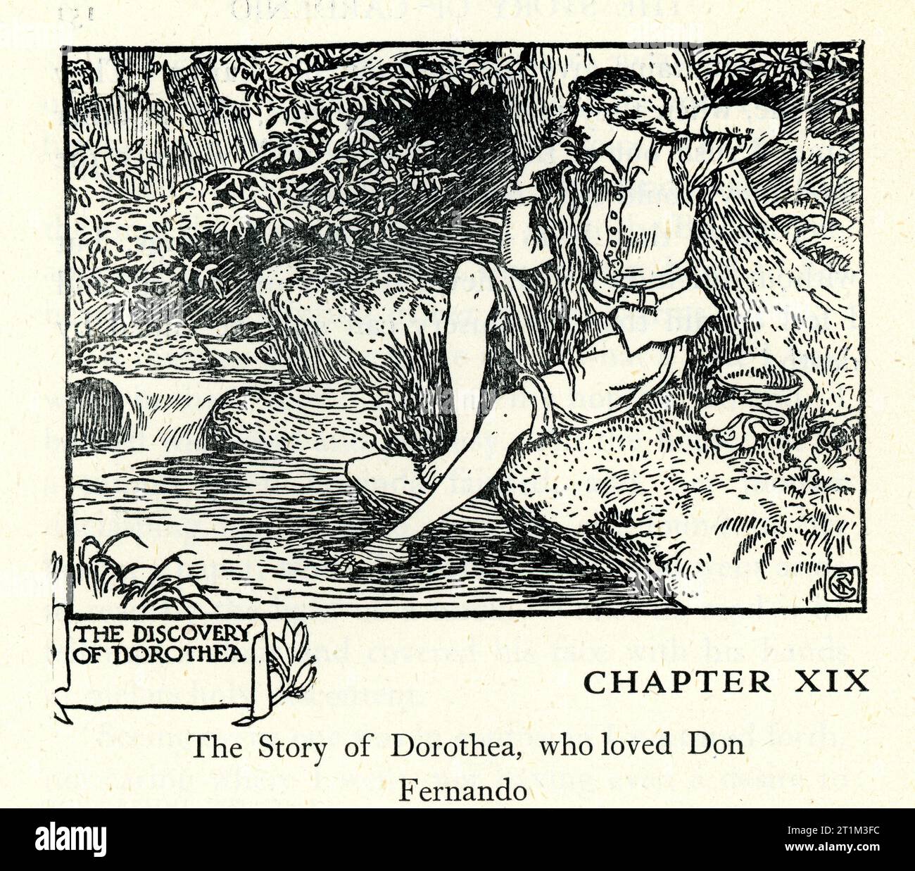 Don Quixote of la Mancha, Dorothea who loced Don Quixote, by Walter ...