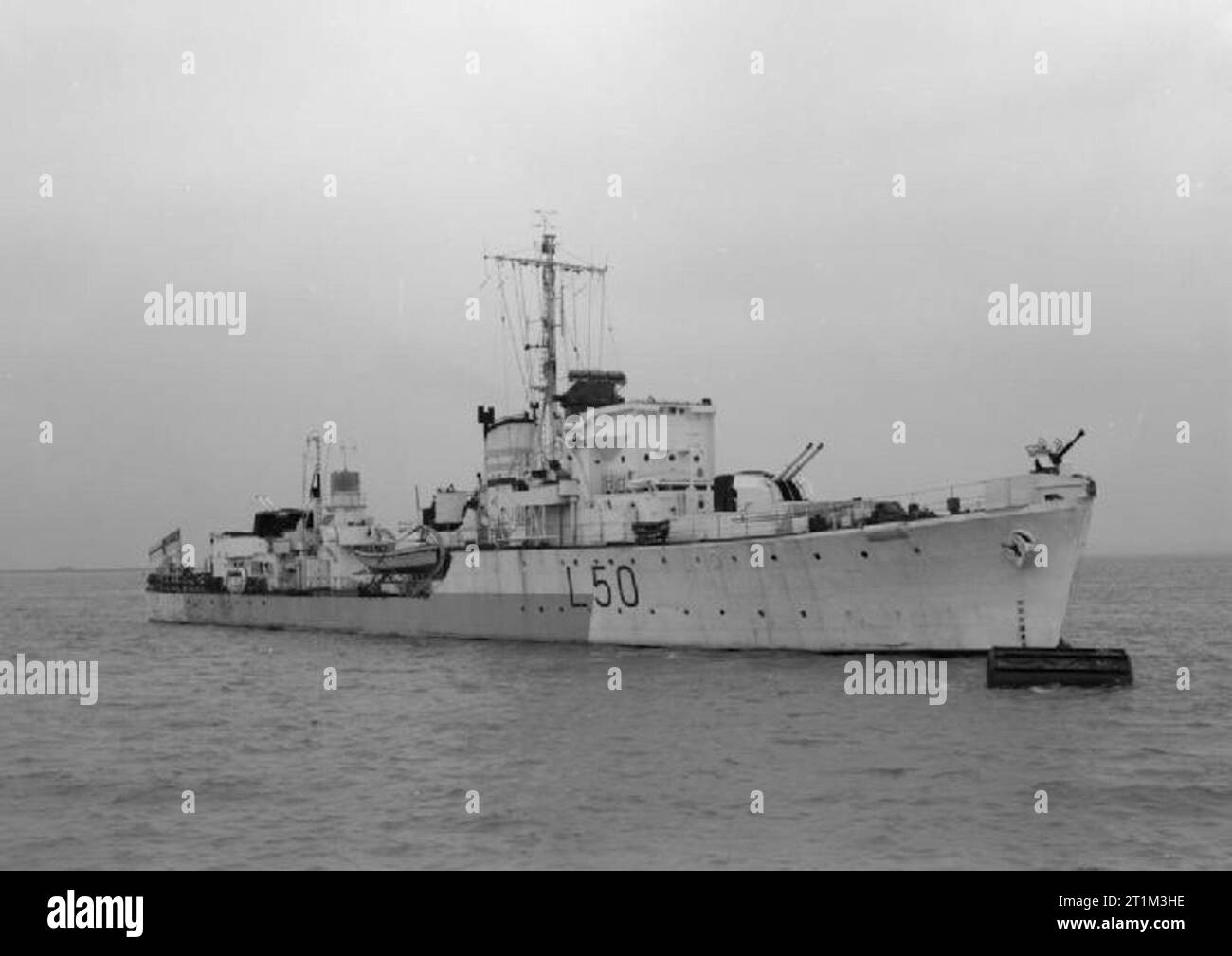 British Hunt class destroyer HMS Bleasdale Stock Photo - Alamy