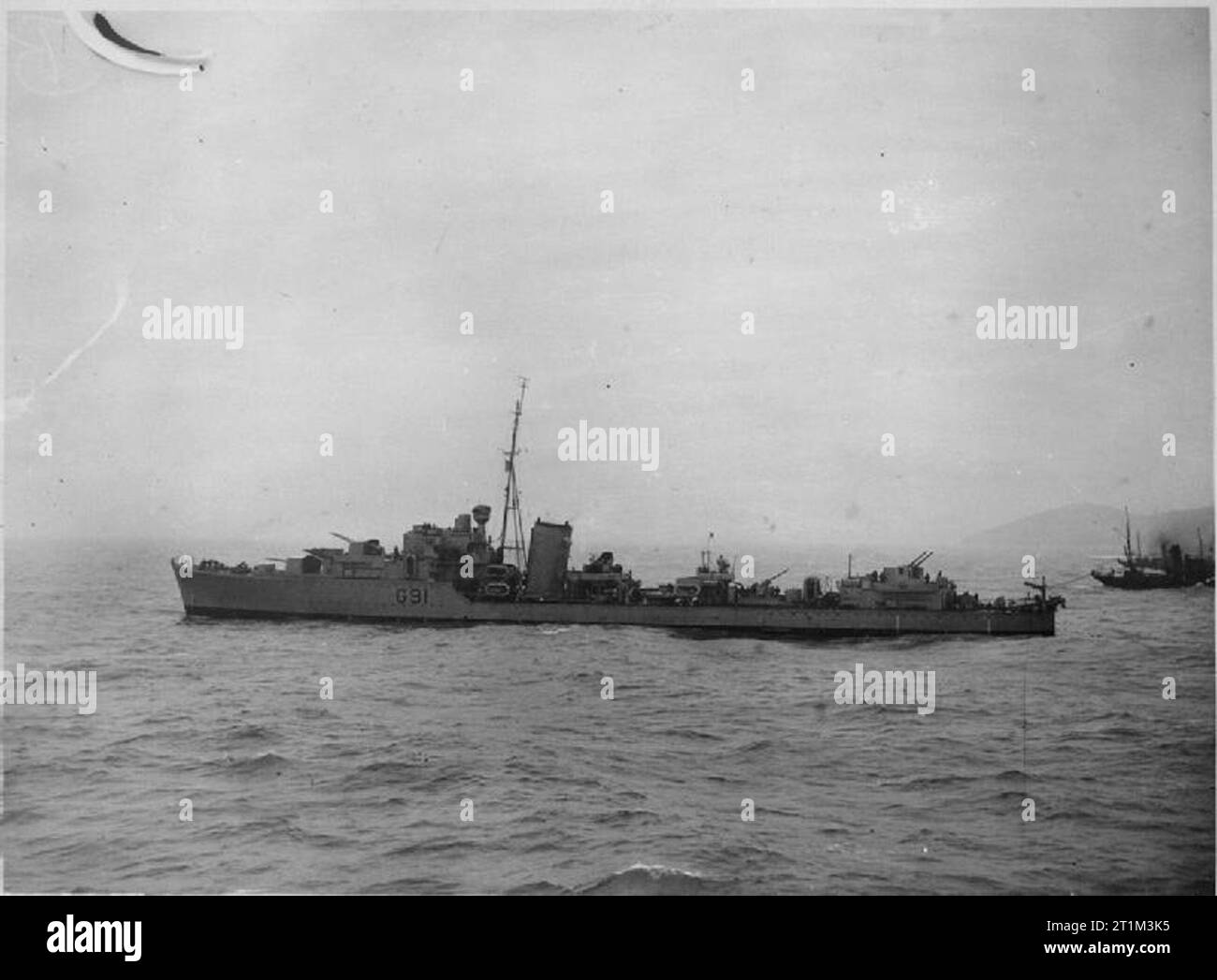 HMS Kipling Underway Stock Photo - Alamy