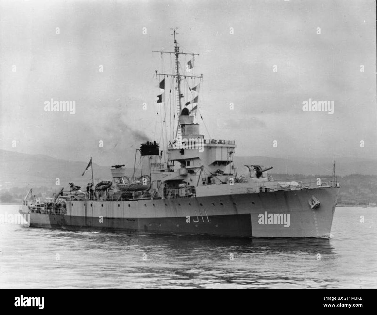 British Algerine class minesweeper HMS Bramble Stock Photo - Alamy