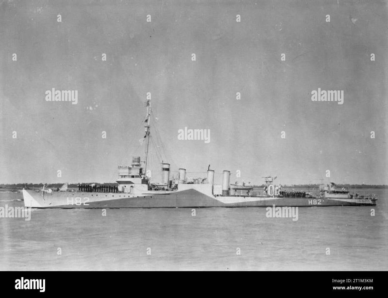 British Warships of the Second World War The destroyer HMS BURNHAM ...