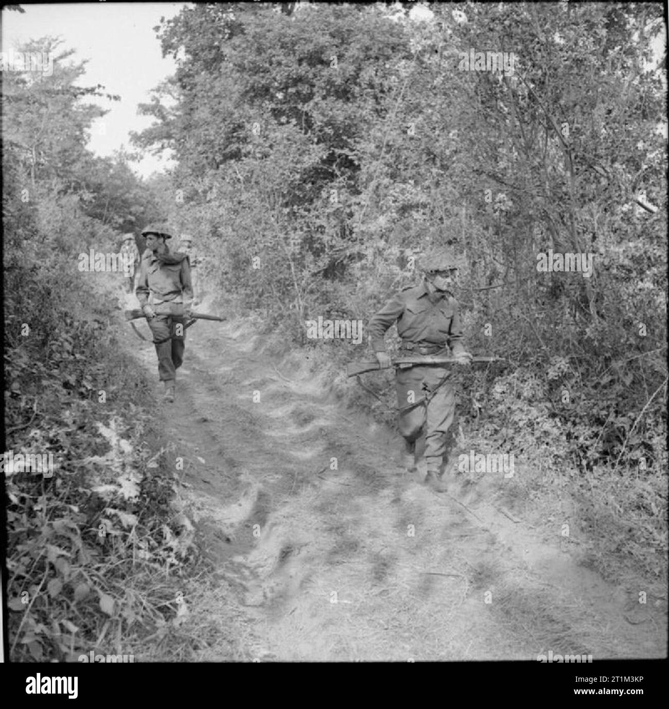 The British Army in Normandy 1944 A reconstructed scene showing a ...