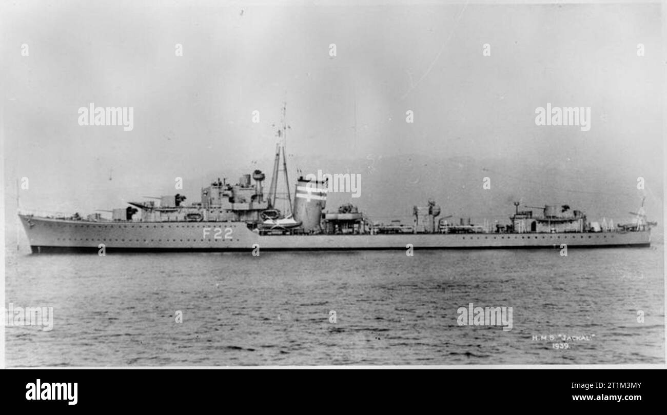 HMS Jackal At anchor Stock Photo - Alamy