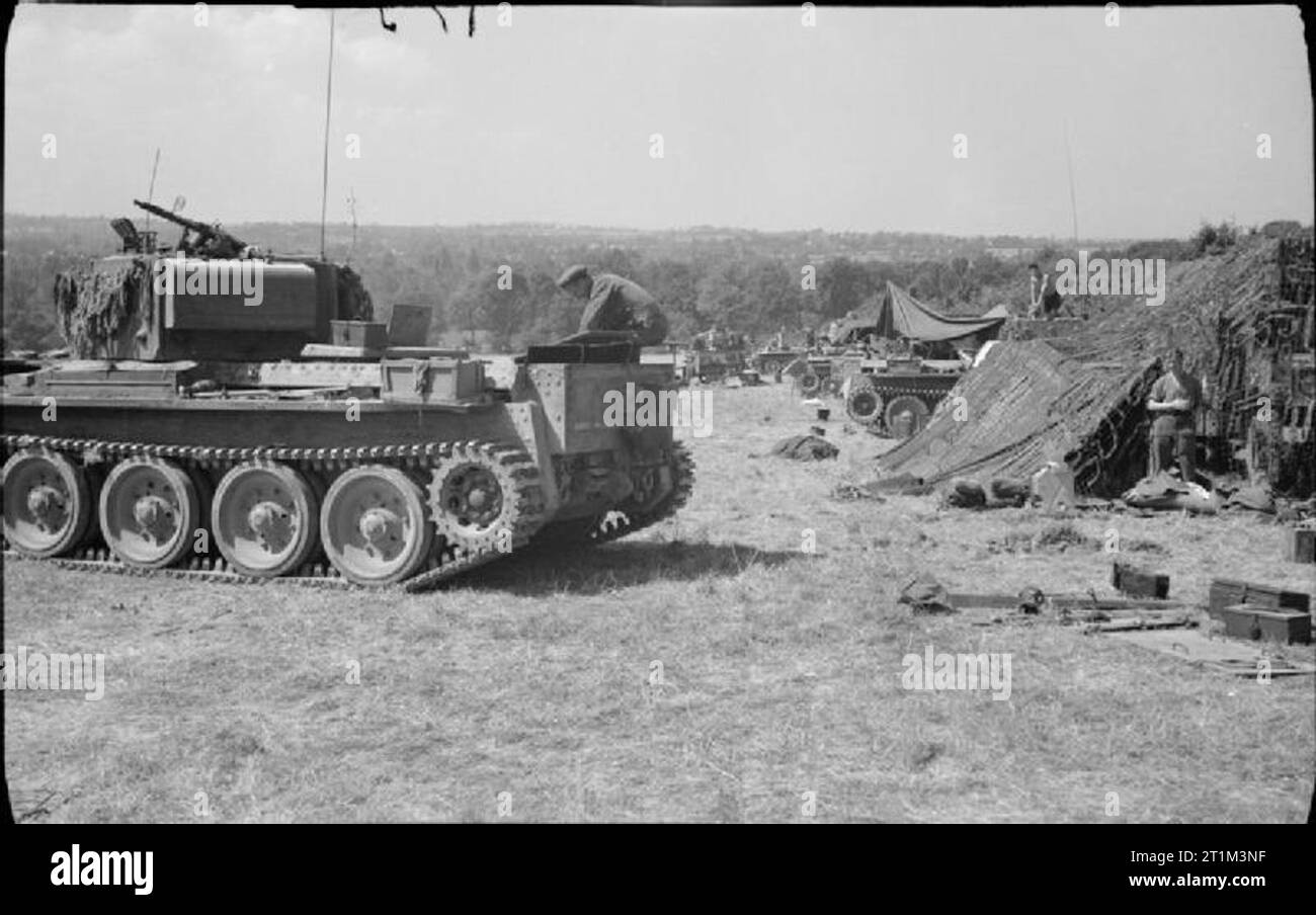 The British Army in Normandy 1944 A Cromwell tank at 22nd Armoured ...