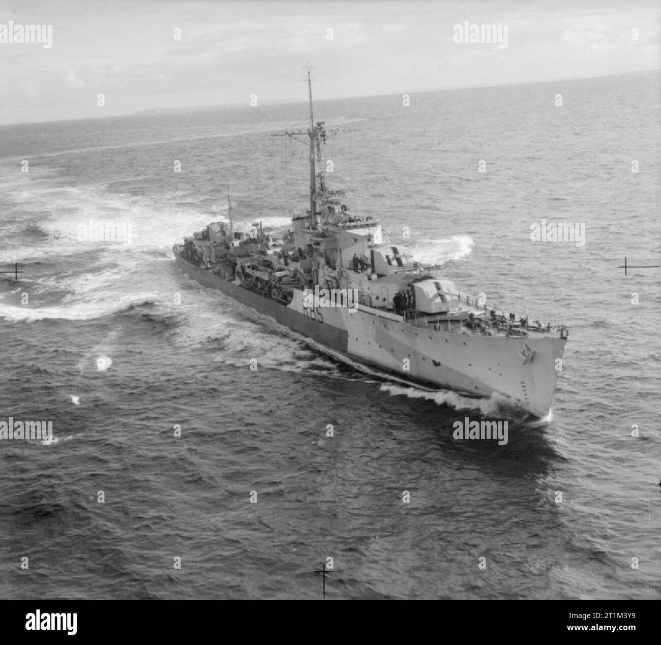 British C class destroyer HMS Cambrian Stock Photo - Alamy