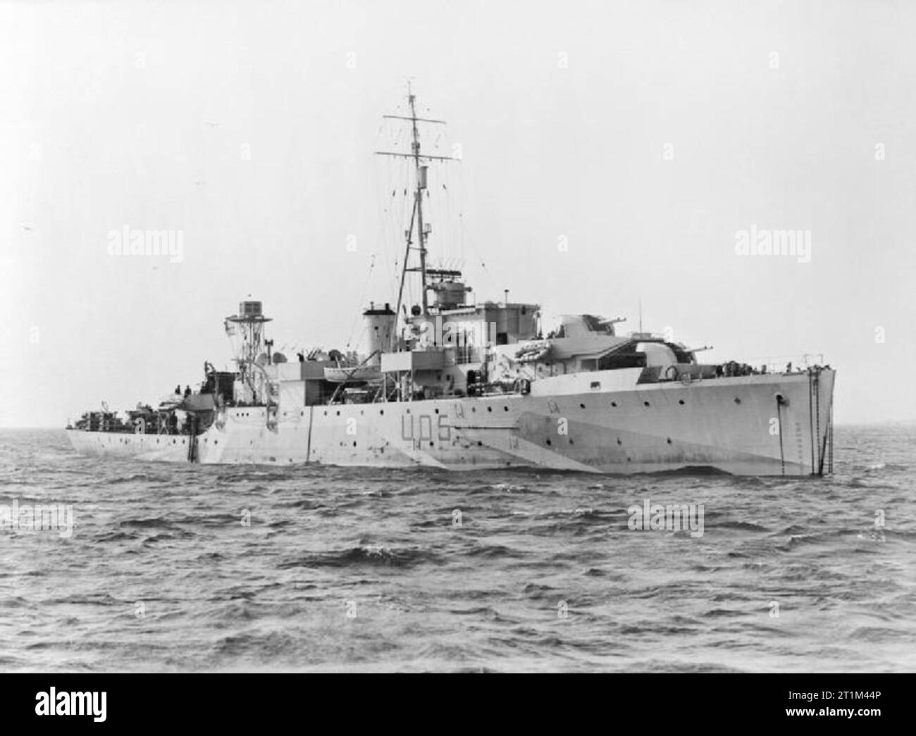 British Black Swan class sloop HMS Chanticleer on the Clyde on ...