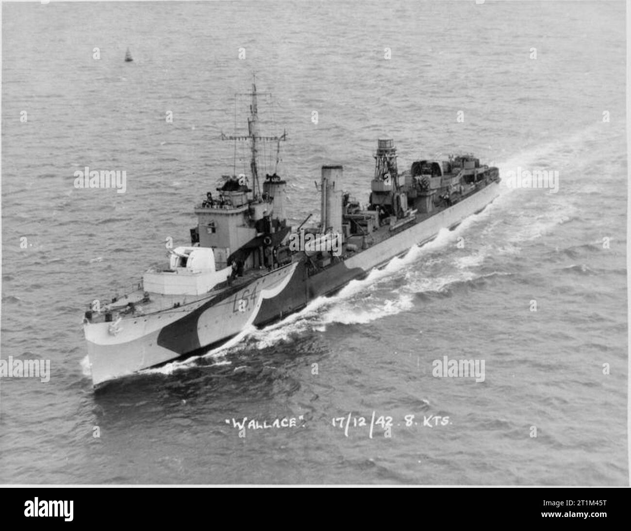 HMS Wallace Underway Stock Photo - Alamy