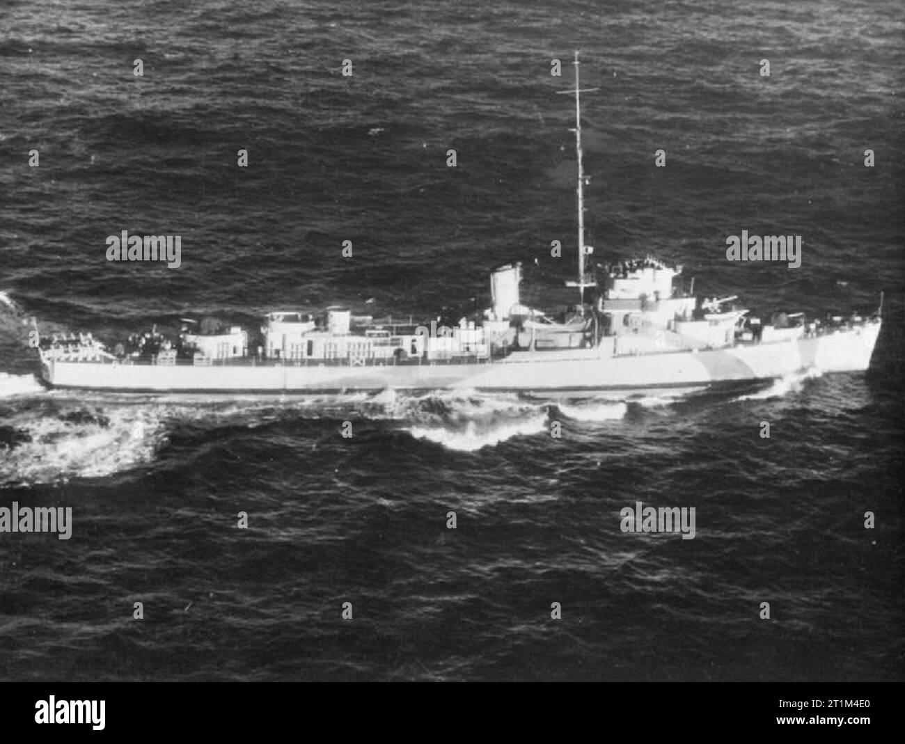 Captain class frigate HMS Cosby (K559 Stock Photo - Alamy