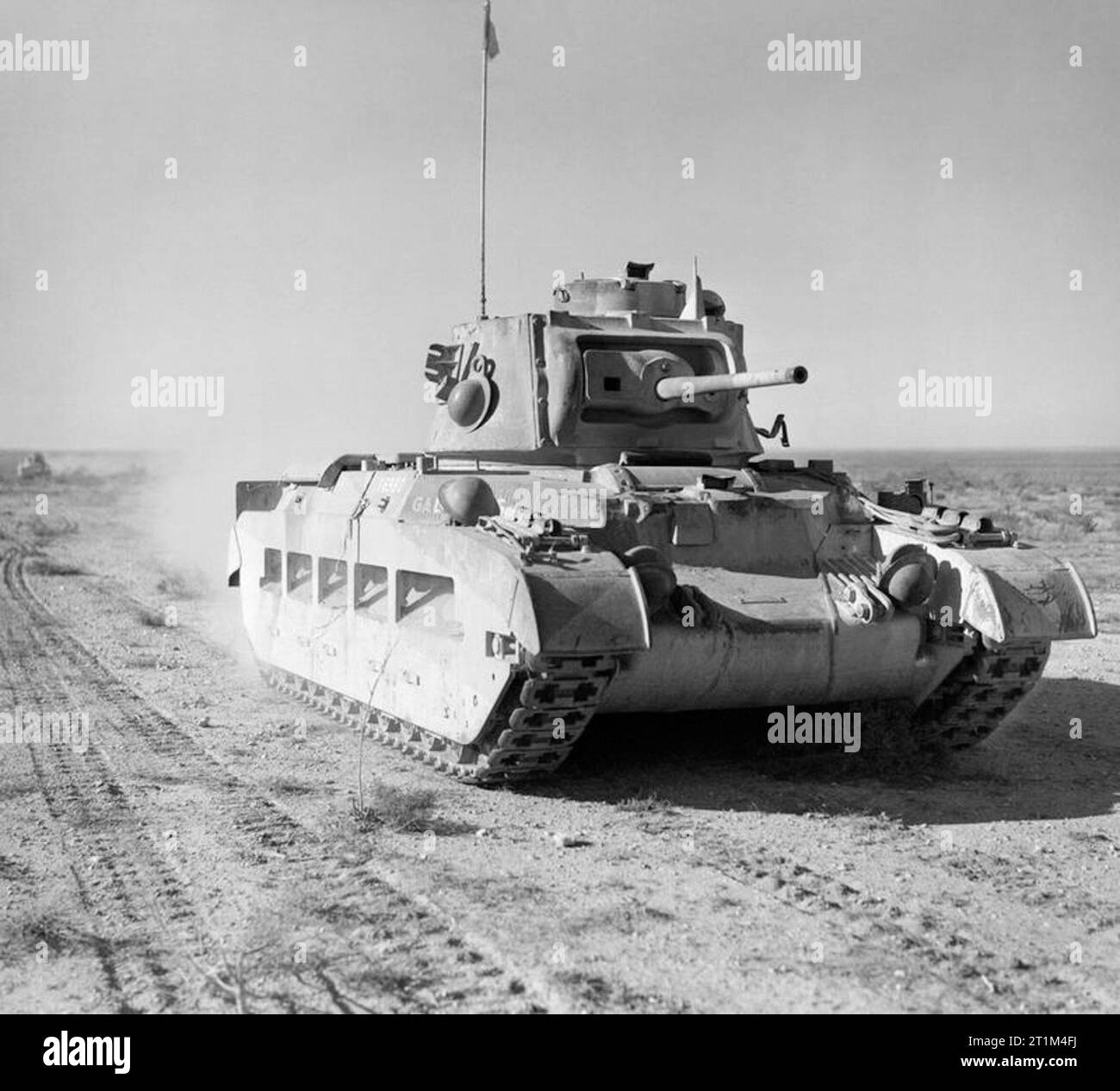 The British Army in North Africa 1940 A Matilda tank of the 7th Royal ...