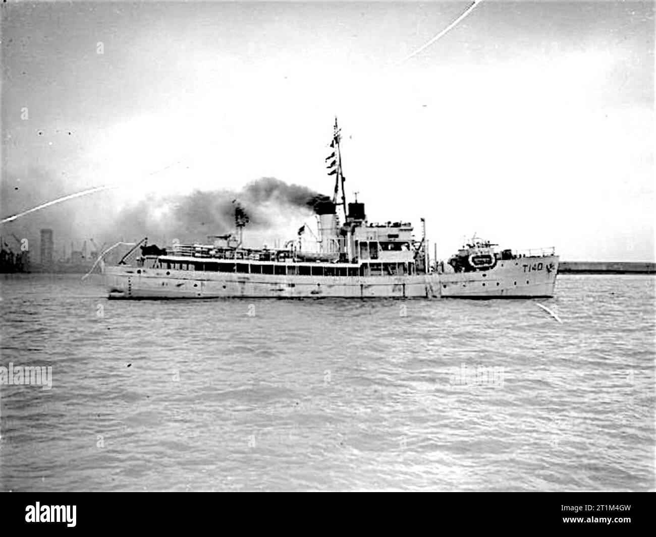 British Shakespearian class naval trawler HMT Corialanus, sunk 5 May ...