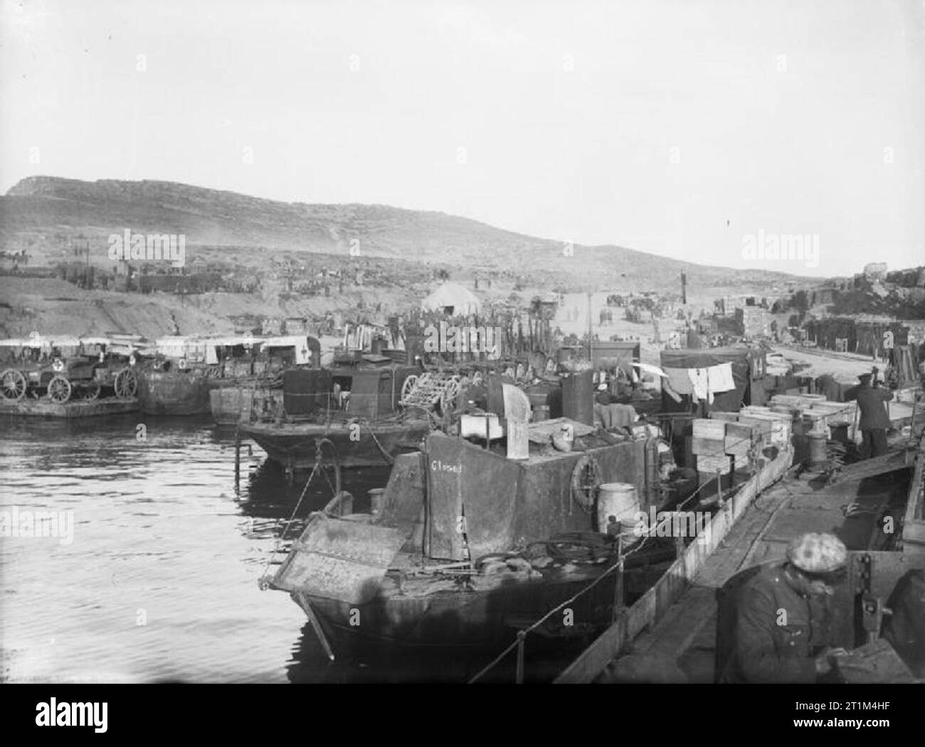 Allied evacuation of Suvla 1915 Stock Photo - Alamy