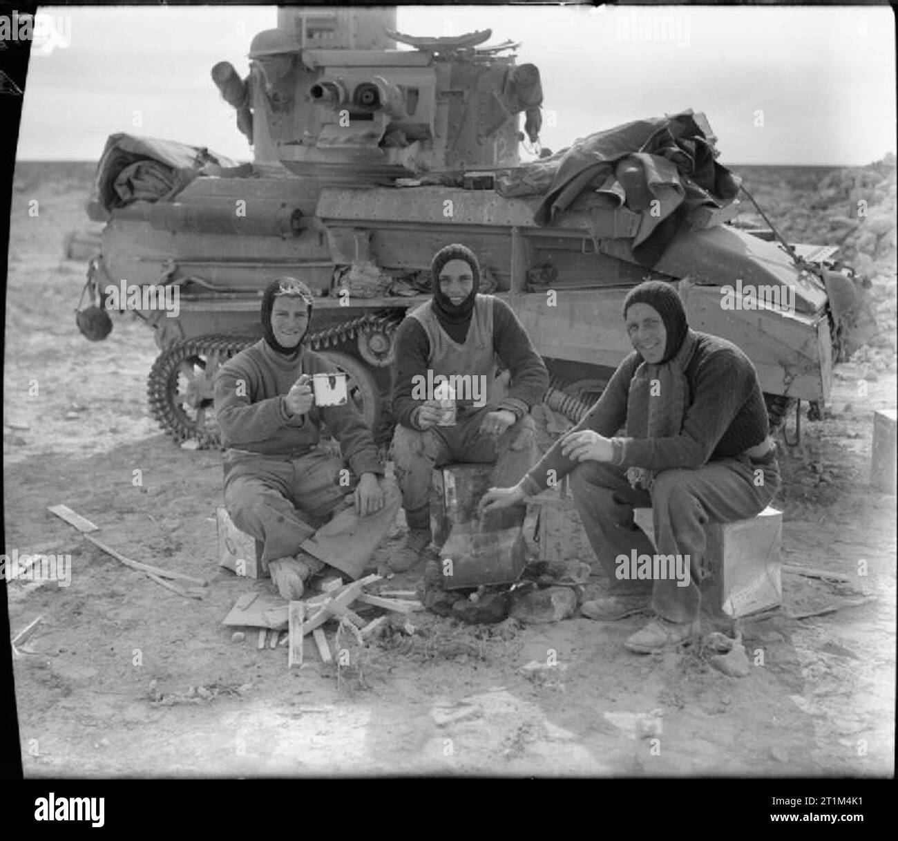 The British Army in North Africa 1940 The crew of a Light Tank Mk VIB ...