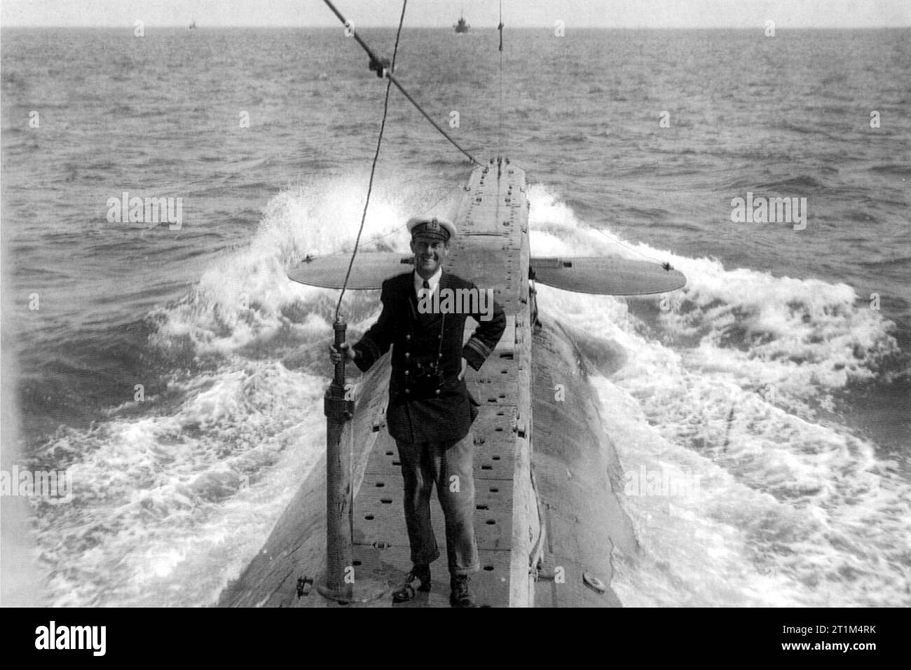 Edward Courtney Boyle aboard HMS E14 Stock Photo - Alamy
