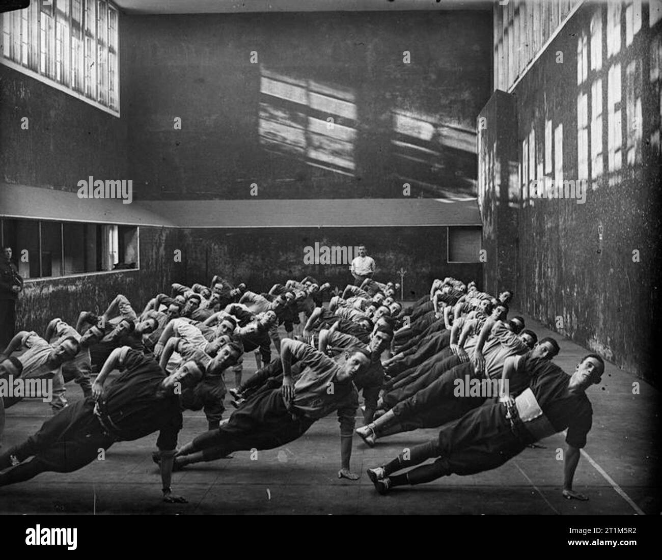 Exercise courts Black and White Stock Photos & Images - Alamy