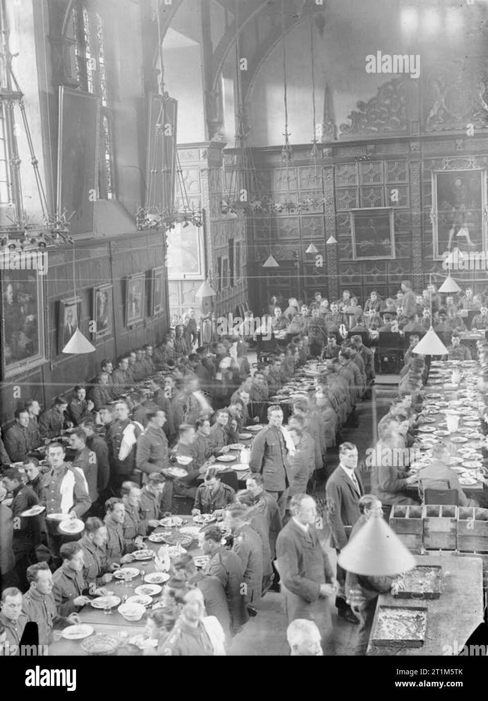 Trinity college cambridge dining Black and White Stock Photos & Images ...
