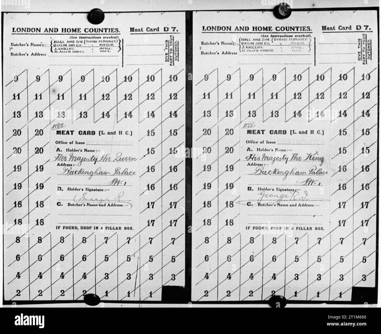 Ministry of Information First World War Official Collection Meat ration ...