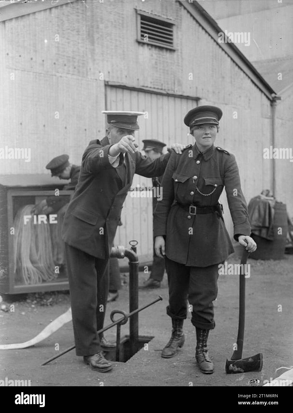 Ministry of Information First World War Official Collection Five girls ...