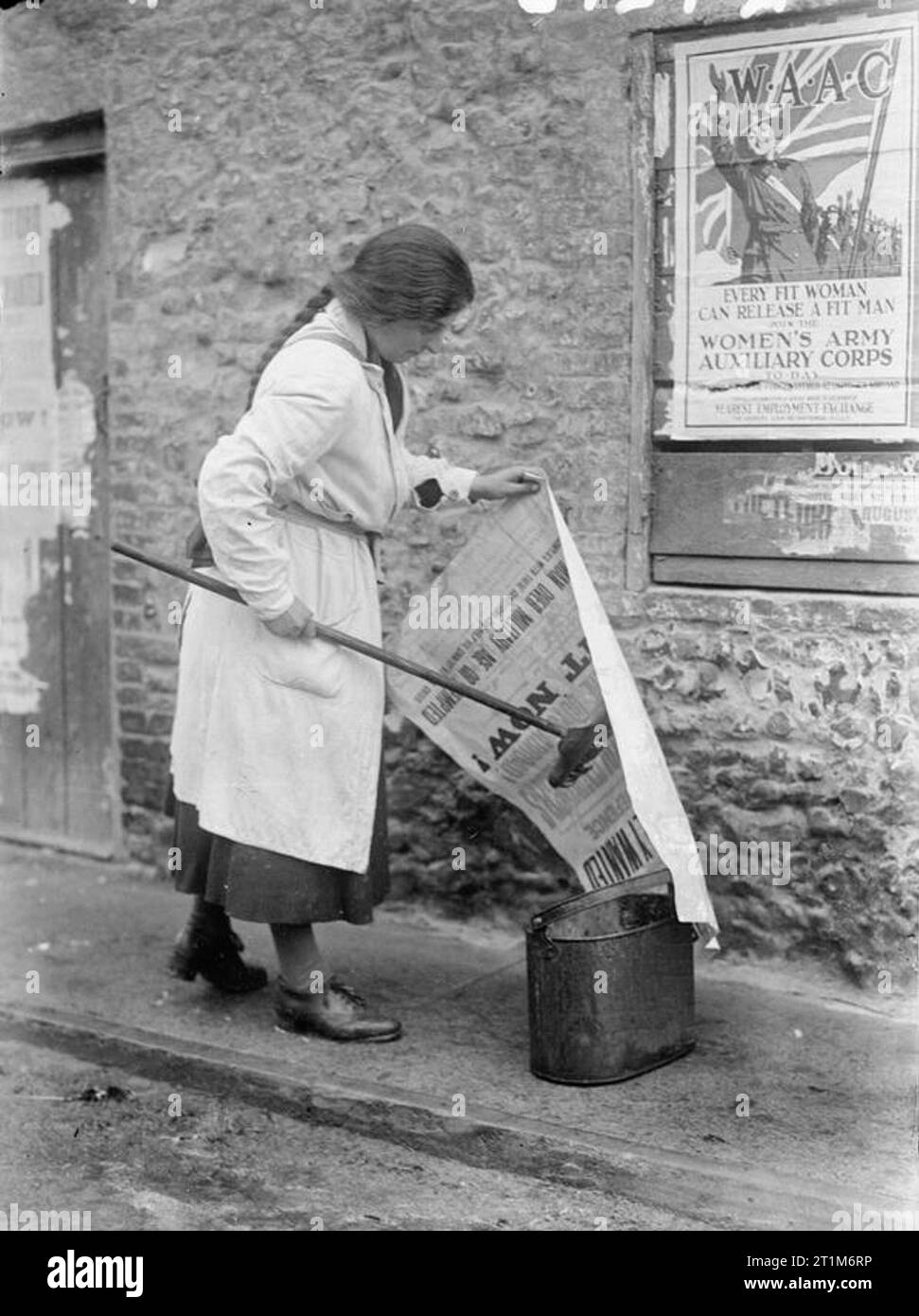 Ministry of Information First World War Official Collection A girl who ...