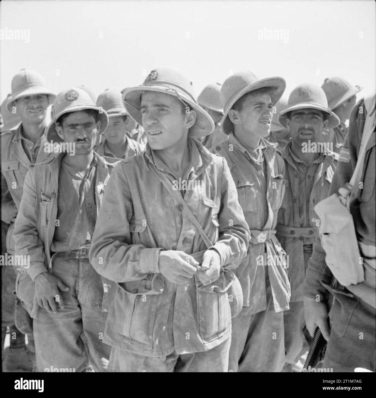 The British Army in North Africa 1942 German and Italian prisoners ...