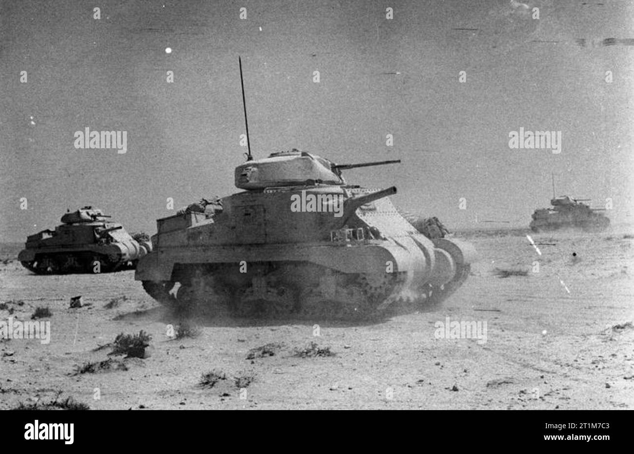 The British Army in North Africa 1942 Grant tanks training in Libya, 4 ...