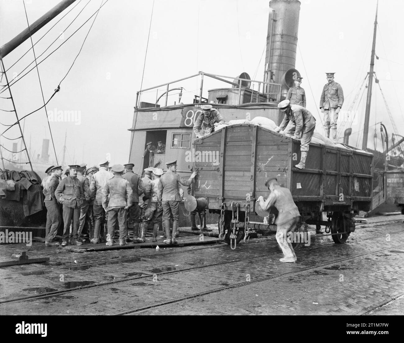 The Army Service Corps on the Western Front, 1914-1918 Stock Photo - Alamy