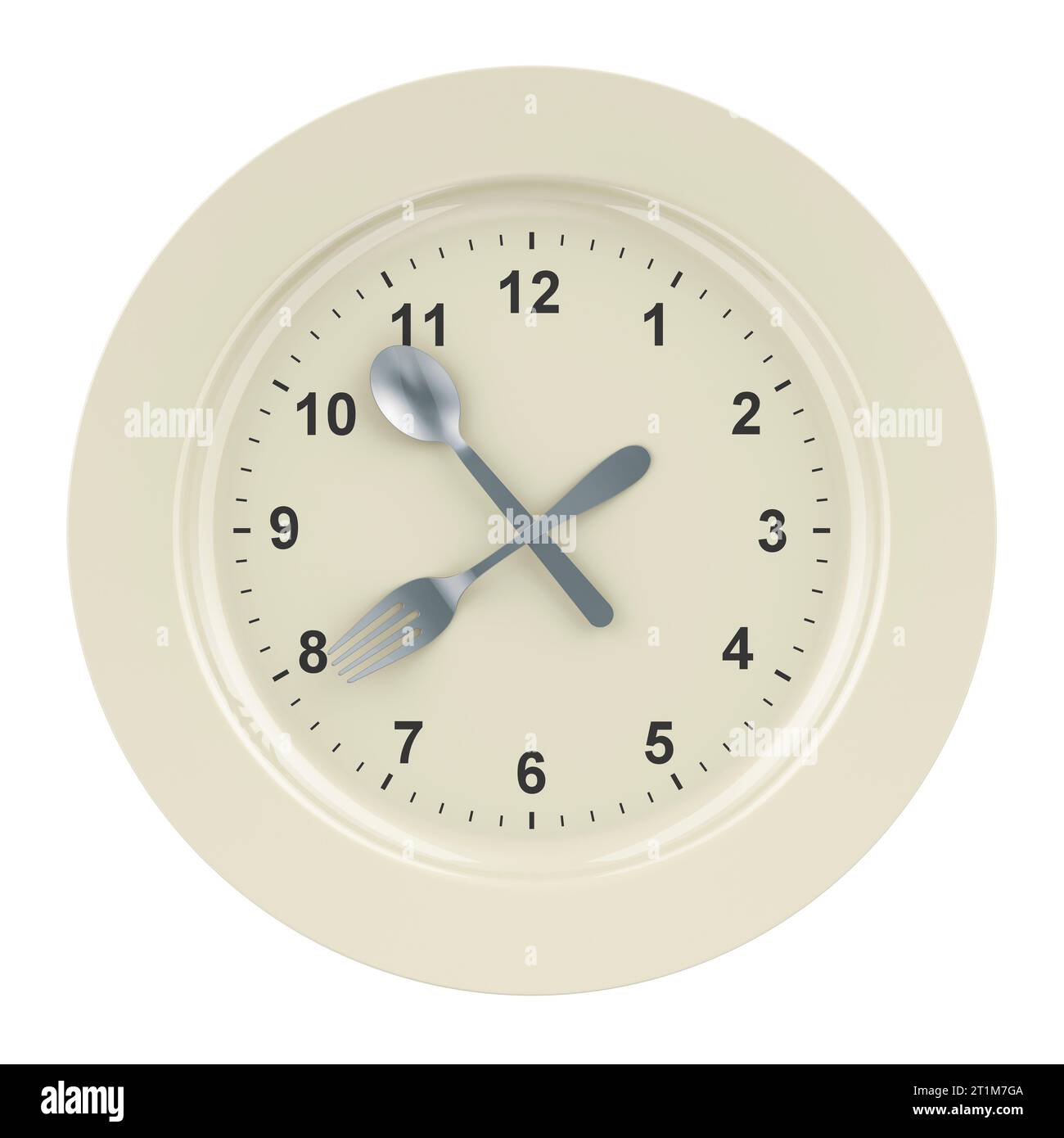 Intermittent fasting, lunchtime, diet and weight loss, concept. Dinner ...