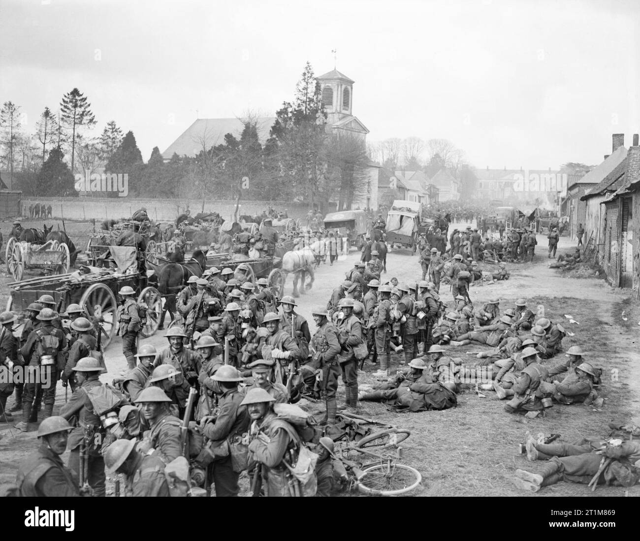 The German Spring Offensive, March-july 1918 Stock Photo - Alamy